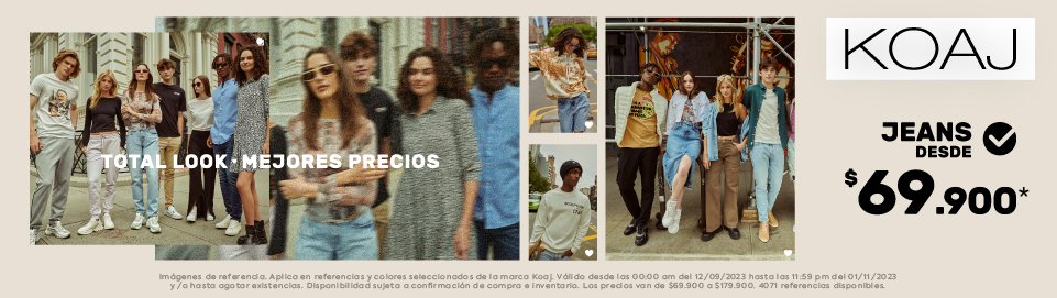 Koaj Colombia - Dafiti Colombia - Ropa y accesorios