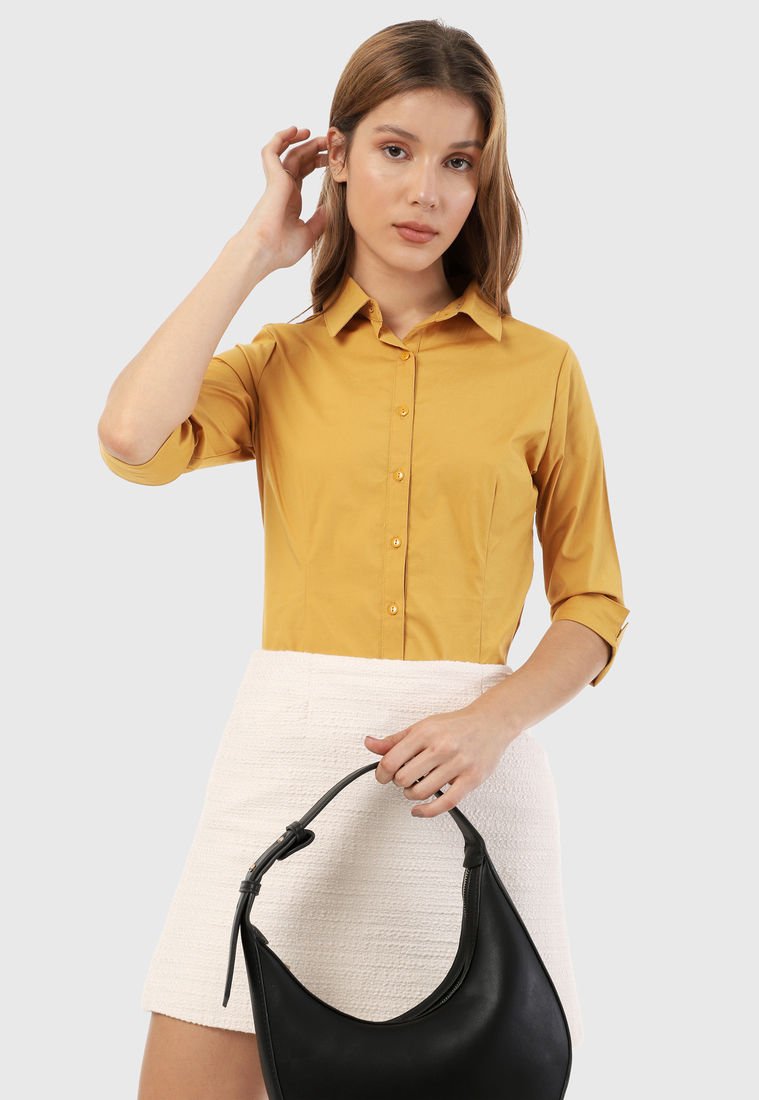 Camisa Mostaza Active - Compra Ahora | Dafiti Colombia