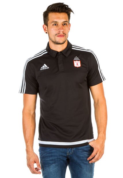 Camiseta Polo Negro-Blanco adidas TIRO15 CL América de Cali - Compra ...