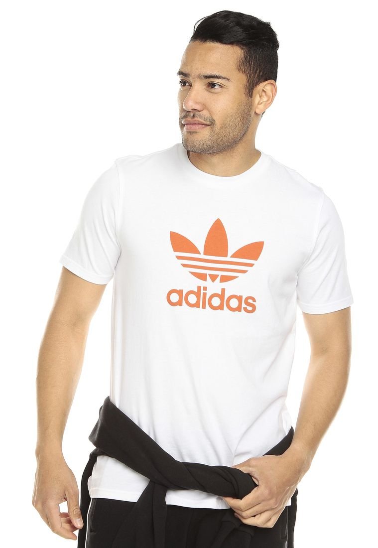 Camiseta Blanca Adidas Originals Trefoil T Shirt Compra Ahora