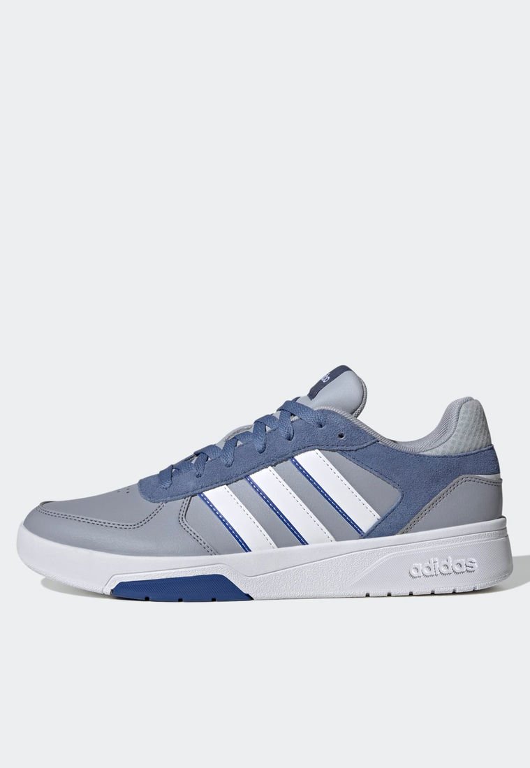 Tenis Lifestyle Gris-Blanco-Azul adidas Performance Courtbeat - Compra ...
