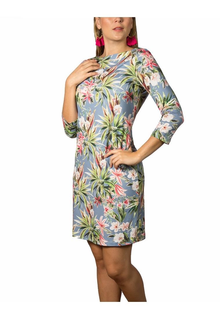 VESTIDO ADRISSA TALEGO MANGA 3/4 ESTAMPACION PROPIA ADRISSA - Compra ...