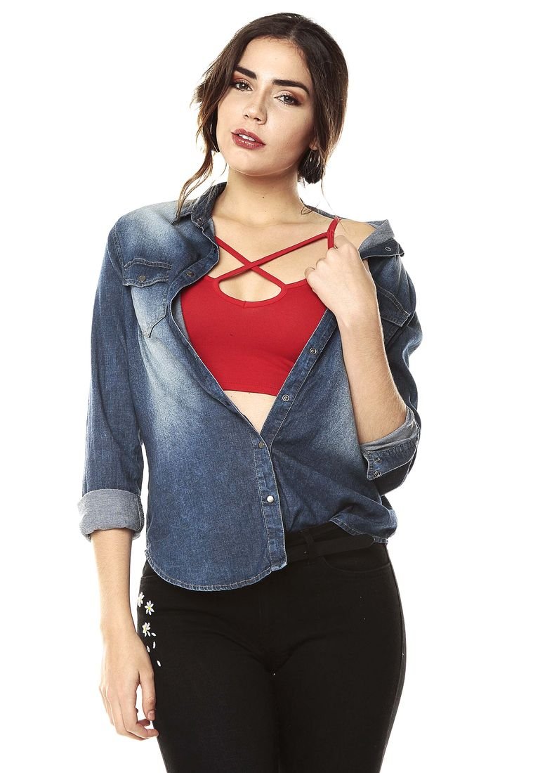 Crop Top Rojo Ambiance - Compra Ahora | Dafiti Colombia