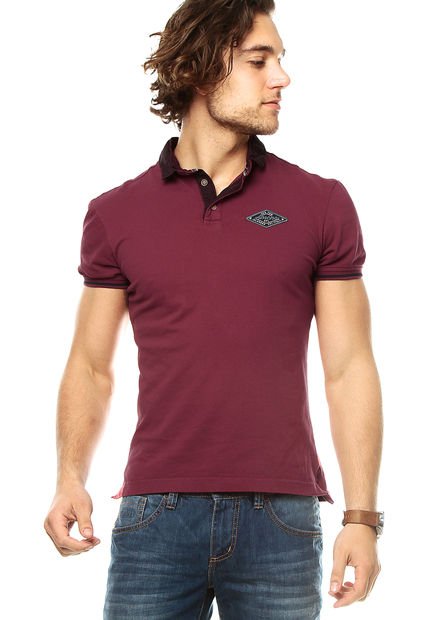 Camiseta Polo Rojo Oscuro Americanino - Compra Ahora | Dafiti Colombia