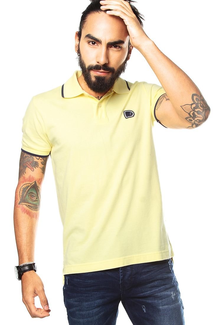 Camiseta Polo Amarillo Claro Americanino - Compra Ahora | Dafiti Colombia