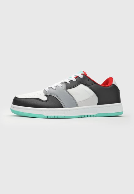 Tenis Lifestyle Blanco-Negro-Verde Menta-Rojo AND1 Slam Low - Compra ...