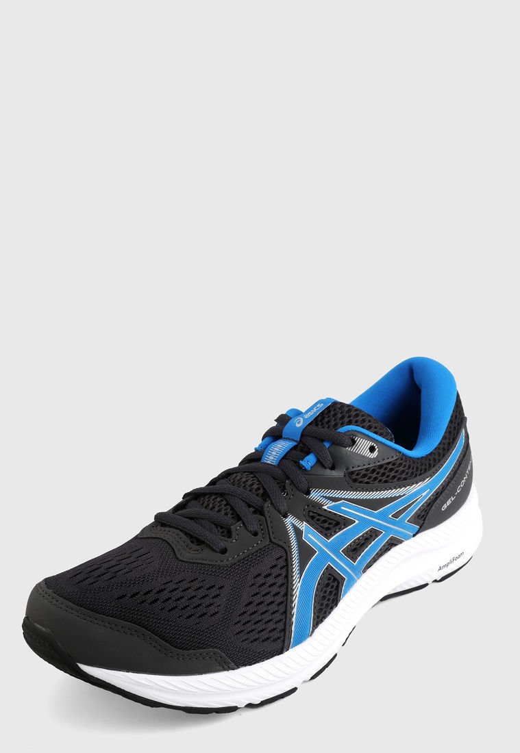 Tenis Running Negro-Azul-Blanco asics Gel-Contend 7 - Compra Ahora ...