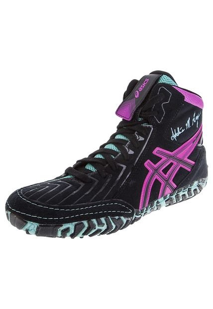 Tenis Negro-Verde asics Aggressor 3 L.E. AG - Compra Ahora | Dafiti ...