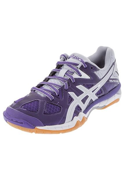 Tenis Morado-Plateado asics GEL-TACTIC - Compra Ahora | Dafiti Colombia