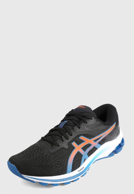 Tenis Running Negro-Azul-Naranja asics GT 1000 10 - Compra Ahora ...