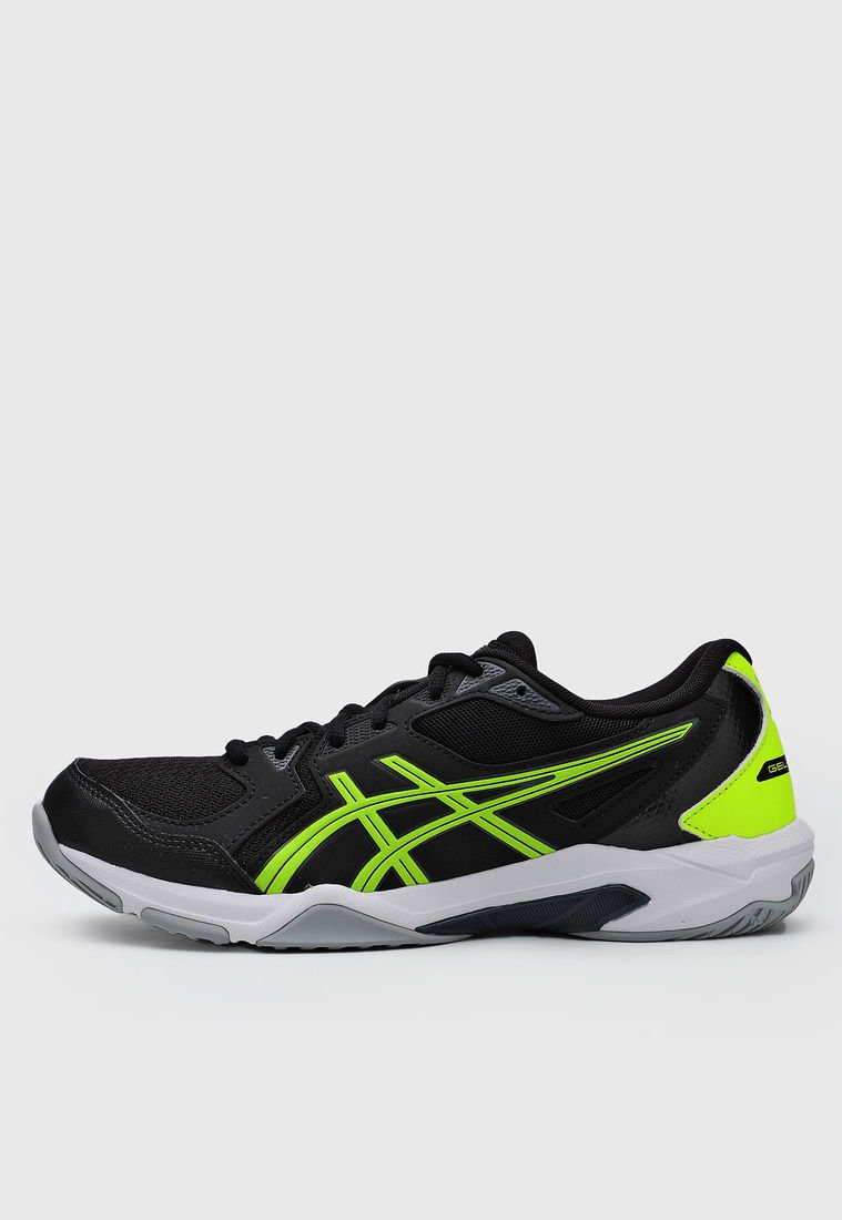 Tenis Volleyball Negro-Amarillo Neón-Gris asics Gel-Rocket 10 - Compra ...