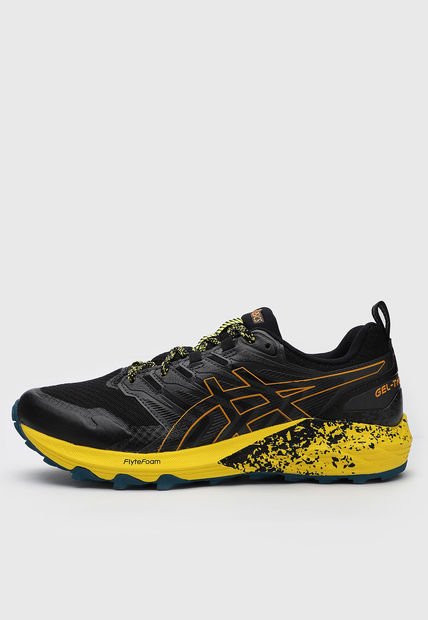 Trail Running Negro-Amarillo-Azul Petróleo asics Gel-Trabuco Terra ...