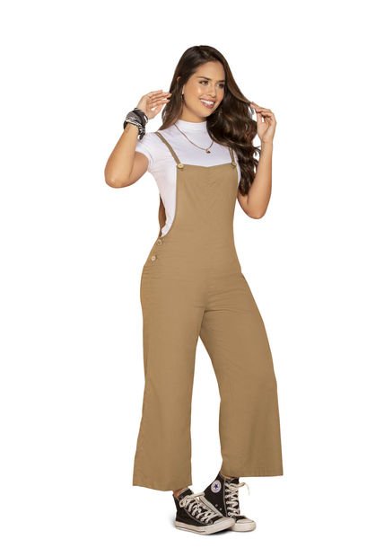 Overall Largo Mujer Caramelo Atypical 91576 - Compra Ahora | Dafiti ...