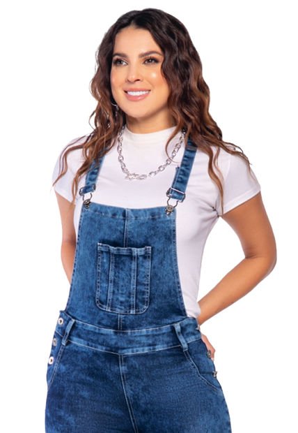 Overall Largo Mujer Azul Atypical 32618 - Compra Ahora | Dafiti Colombia