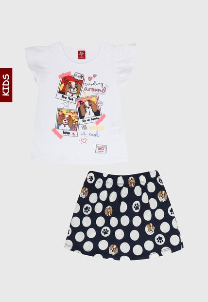 Conjunto Blanco Multicolor Bee Loop - Compra Ahora | Dafiti Colombia