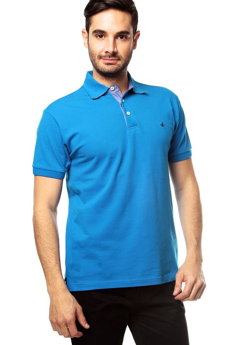 Camiseta Polo Azul Turquesa Brooksfield - Compra Ahora | Dafiti Colombia