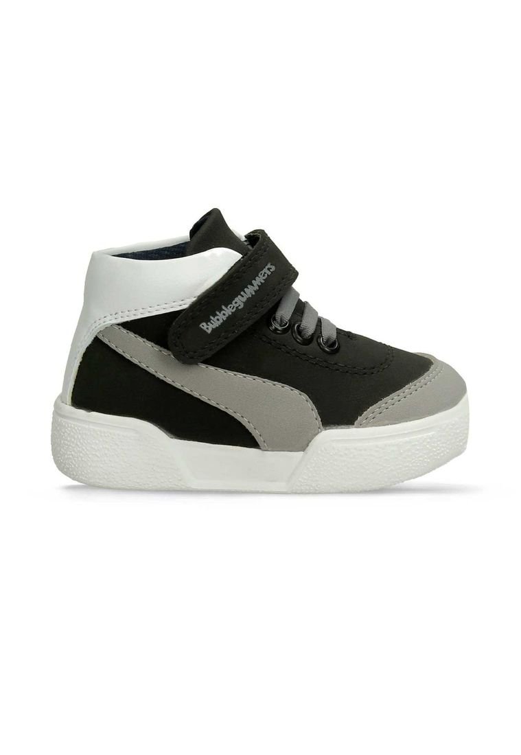 Tenis Casuales Negro-Gris Bubblegummers Noah Niño - Compra Ahora ...