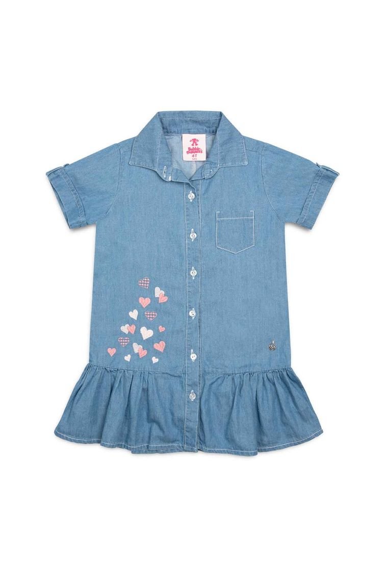 Vestido Azul Bubblegummers Ficticia Niña - Compra Ahora | Dafiti Colombia