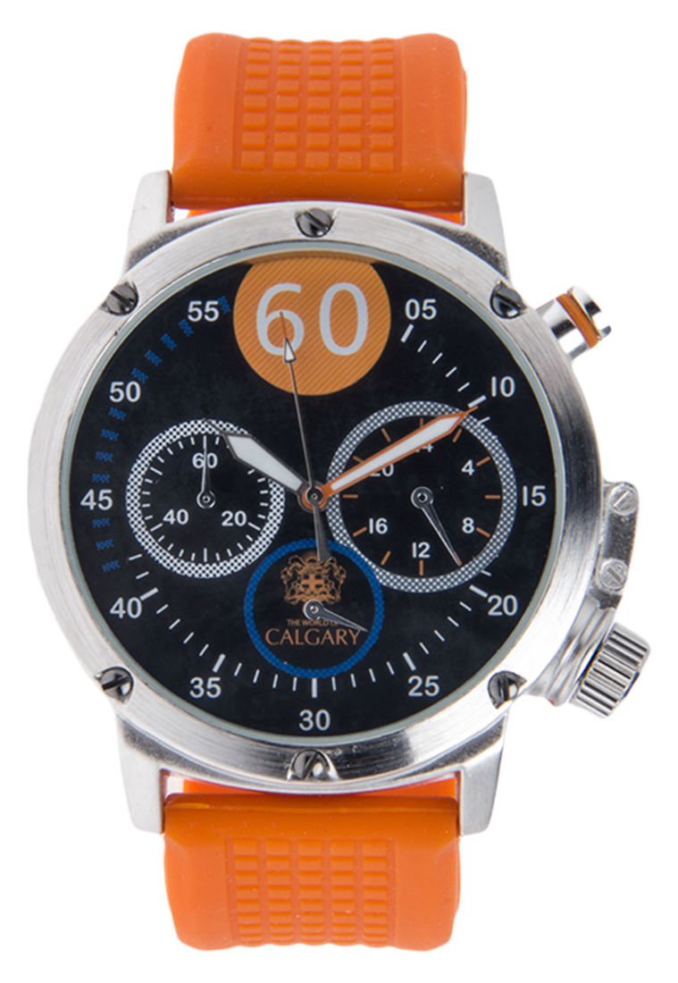 Reloj Naranja-Plateado CALGARY - Compra Ahora | Dafiti Colombia