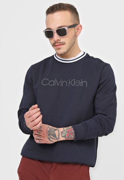 Buzo Azul Oscuro-Blanco Calvin Klein - Compra Ahora | Dafiti Colombia