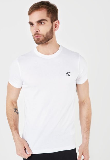 Camiseta Blanco-Negro Calvin Klein - Compra Ahora | Dafiti Colombia