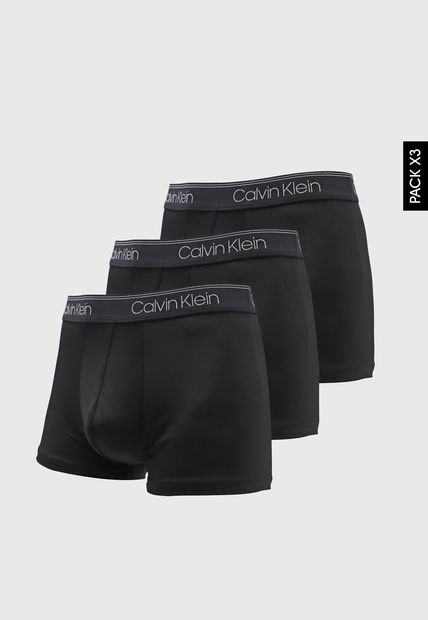 Bóxer Trío Negro-Blanco Calvin Klein - Compra Ahora | Dafiti Colombia
