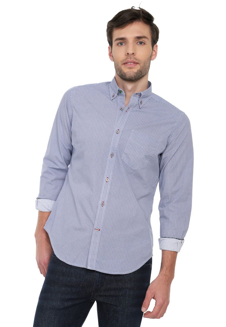 Camisa Azul Blanco Colore Compra Ahora Dafiti Colombia