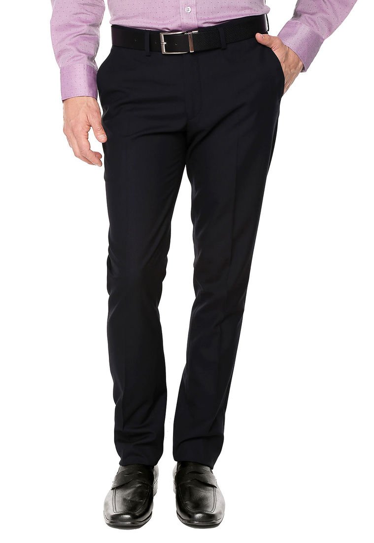 Pantalón Formal Azul Oscuro Colore Compra Ahora Dafiti Colombia