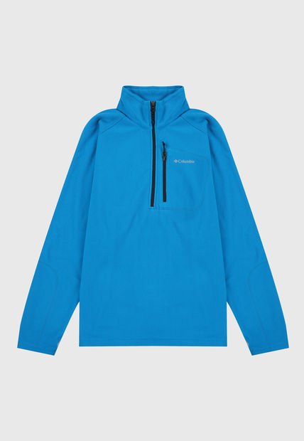 Chaqueta Azul Turquesa Columbia Fast Trek II 1/2 Zip - Compra Ahora ...