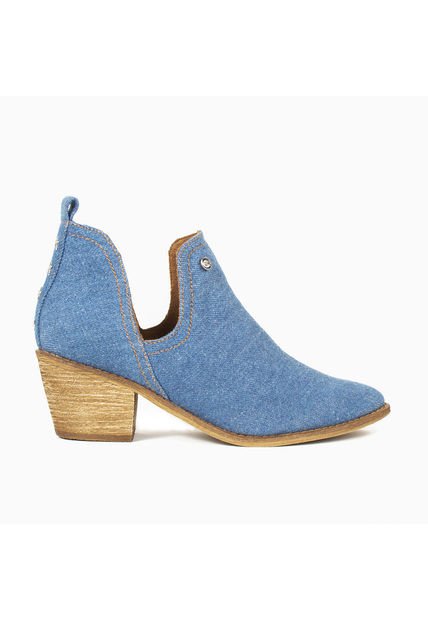 Botines En Denim Color Azul - Compra Ahora | Dafiti Colombia