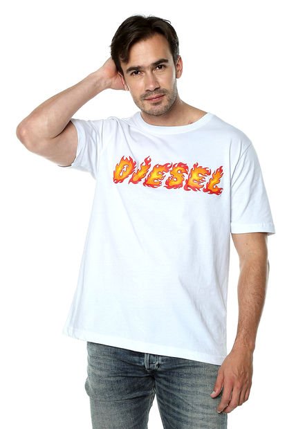 Camiseta Blanco DIESEL - Compra Ahora | Dafiti Colombia