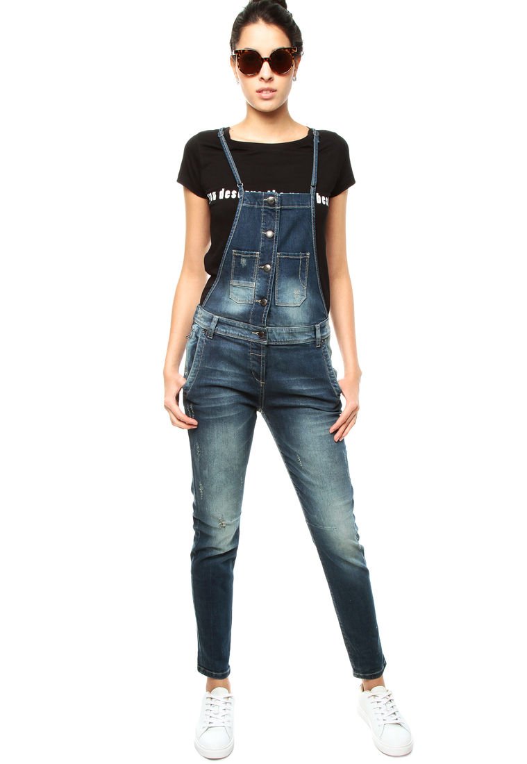 Overol Azul Oscuro edc by esprit - Compra Ahora | Dafiti Colombia