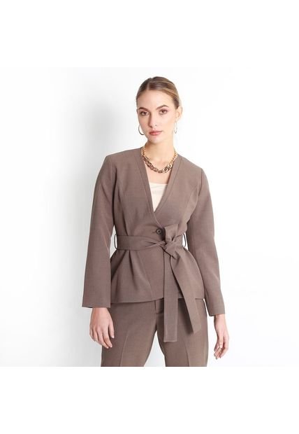 Chaqueta Tipo Blazer COLOR-CAFÉ-S - Compra Ahora | Dafiti Colombia
