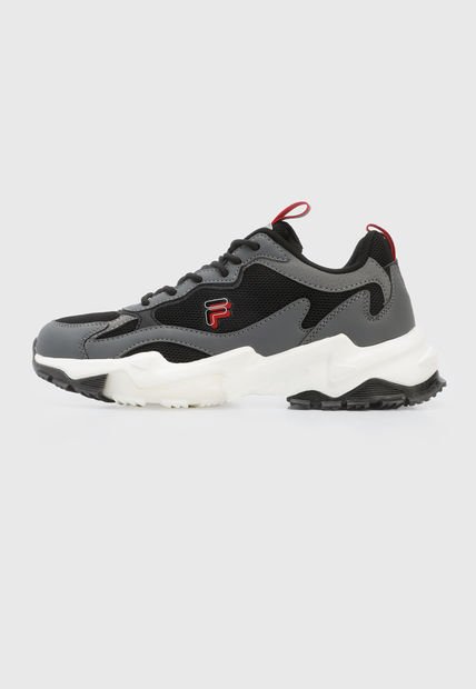 Tenis Lifestyle Negro-Gris-Blanco-Rojo Fila Outner HB - Compra Ahora ...