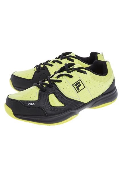 Tennis Negro-Amarillo Fluorescente Fila Novaro LT - Compra Ahora ...