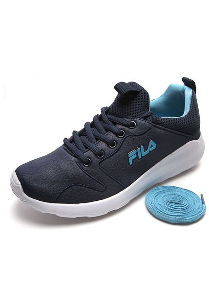 Tenis Azul-Blanco Fila Khandi - Compra Ahora | Dafiti Colombia