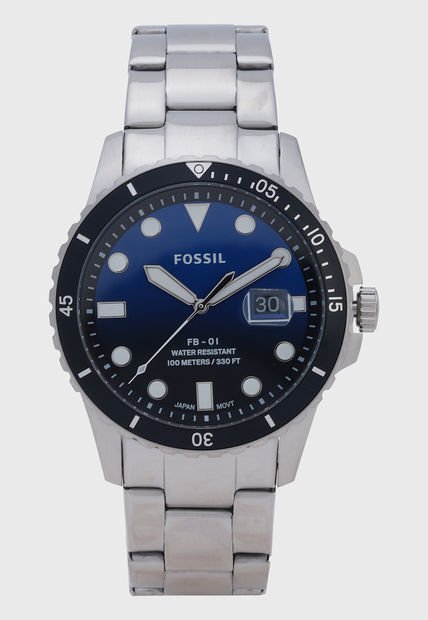 Reloj Plateado-Azul Fossil - Compra Ahora | Dafiti Colombia