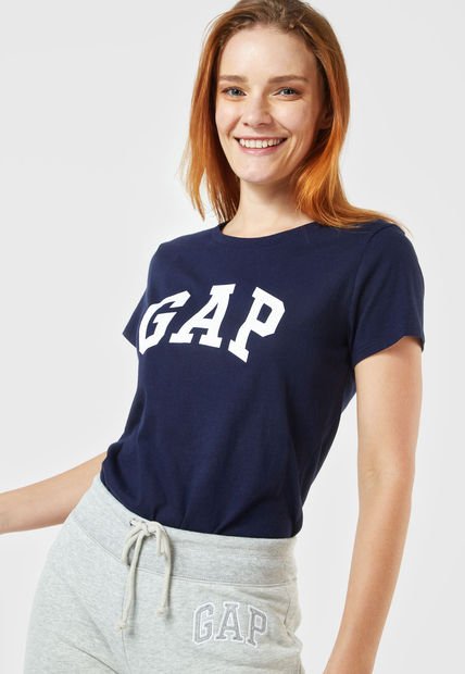 Camiseta Azul-Blanco GAP - Compra Ahora | Dafiti Colombia