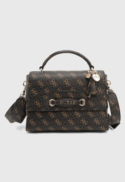 Bolso Marrón-Ocre GUESS Emera Logo - Compra Ahora | Dafiti Colombia