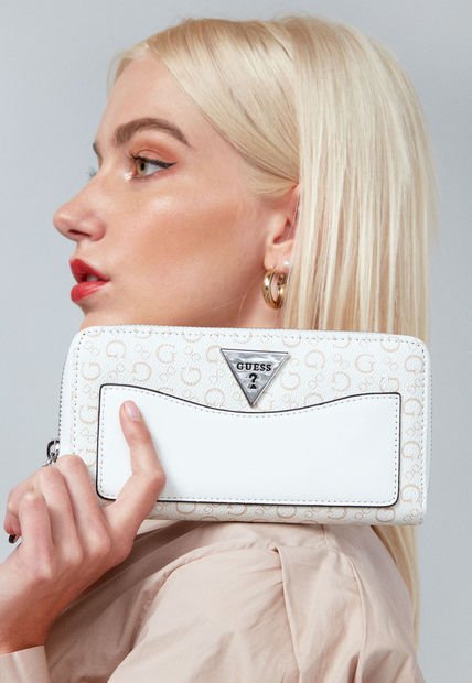 Billetera Blanco-Palo-Rosa GUESS - Compra Ahora | Dafiti Colombia