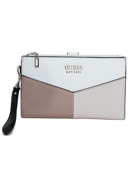 Billetera Blanco-Palo Rosa-Dorado GUESS - Compra Ahora | Dafiti Colombia