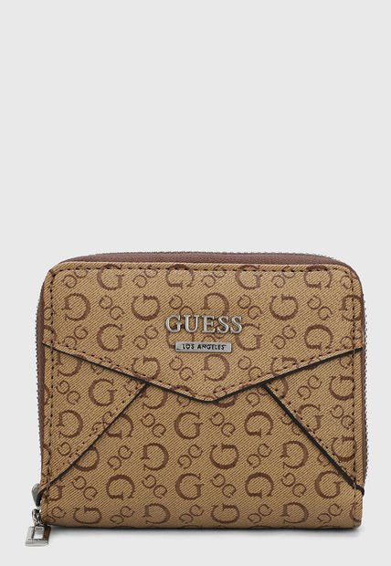 Billetera Café-Rosa GUESS - Compra Ahora | Dafiti Colombia