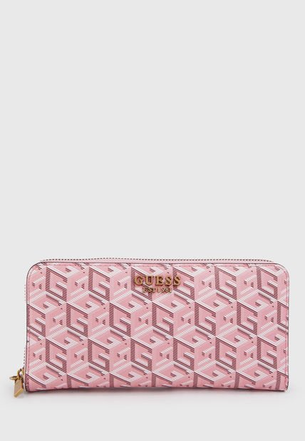 Billetera Rosa-Blanco-Vino GUESS - Compra Ahora | Dafiti Colombia