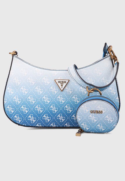 Bolso Manos Libres Azul-Blanco GUESS Alexie - Compra Ahora | Dafiti ...