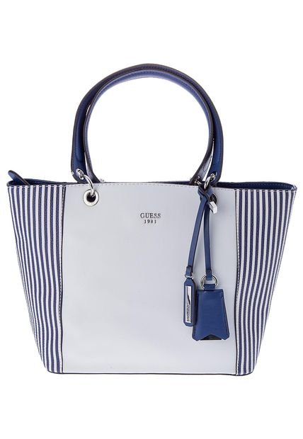 Bolso Azul-Blanco GUESS - Compra Ahora | Dafiti Colombia