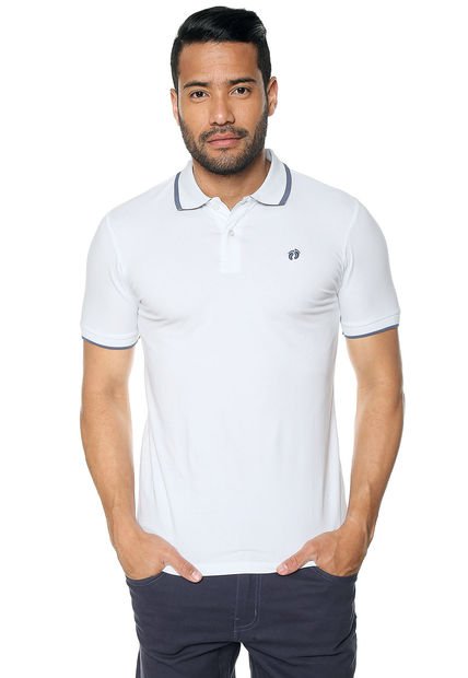 Polo Blanco-Azul HANG TEN - Compra Ahora | Dafiti Colombia