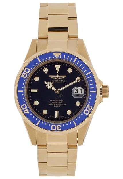 Reloj Dorado-Azul INVICTA - Compra Ahora | Dafiti Colombia
