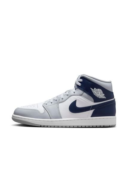 Tenis Hombre Jordan Air Jordan 1 Mid Azul - Compra Ahora | Dafiti Colombia