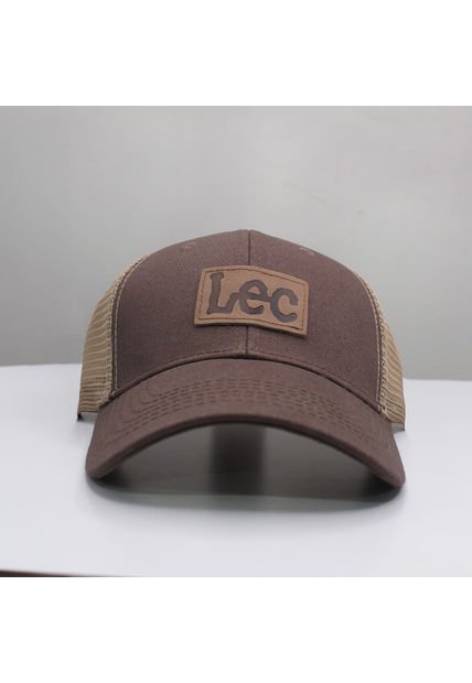 GORRA COLOR CAFÉ LEC LEE CON ESTRUCTURA EN MALLA Y VISERA CURVA ...