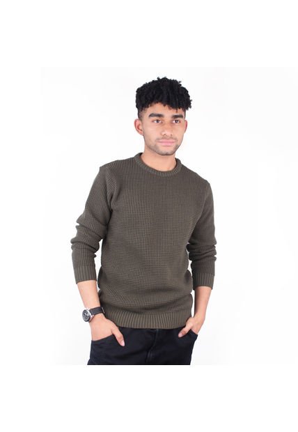 Suéter Cuello Redondo Hombre Lec Lee Verde - Compra Ahora | Dafiti Colombia